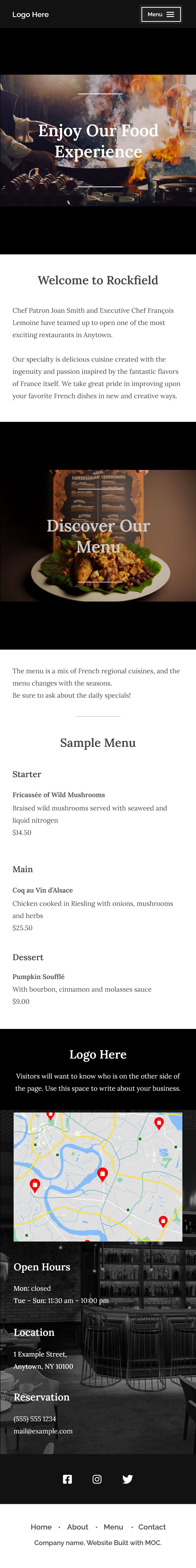 Rise n Dine - MOC Interactive